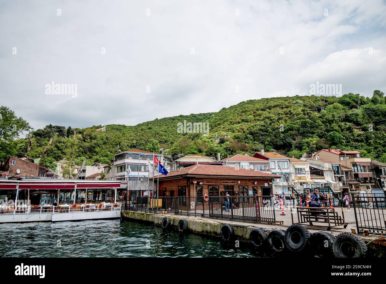Istanbul, Turkey, May 2018, Residential town buildings, city landscape ...