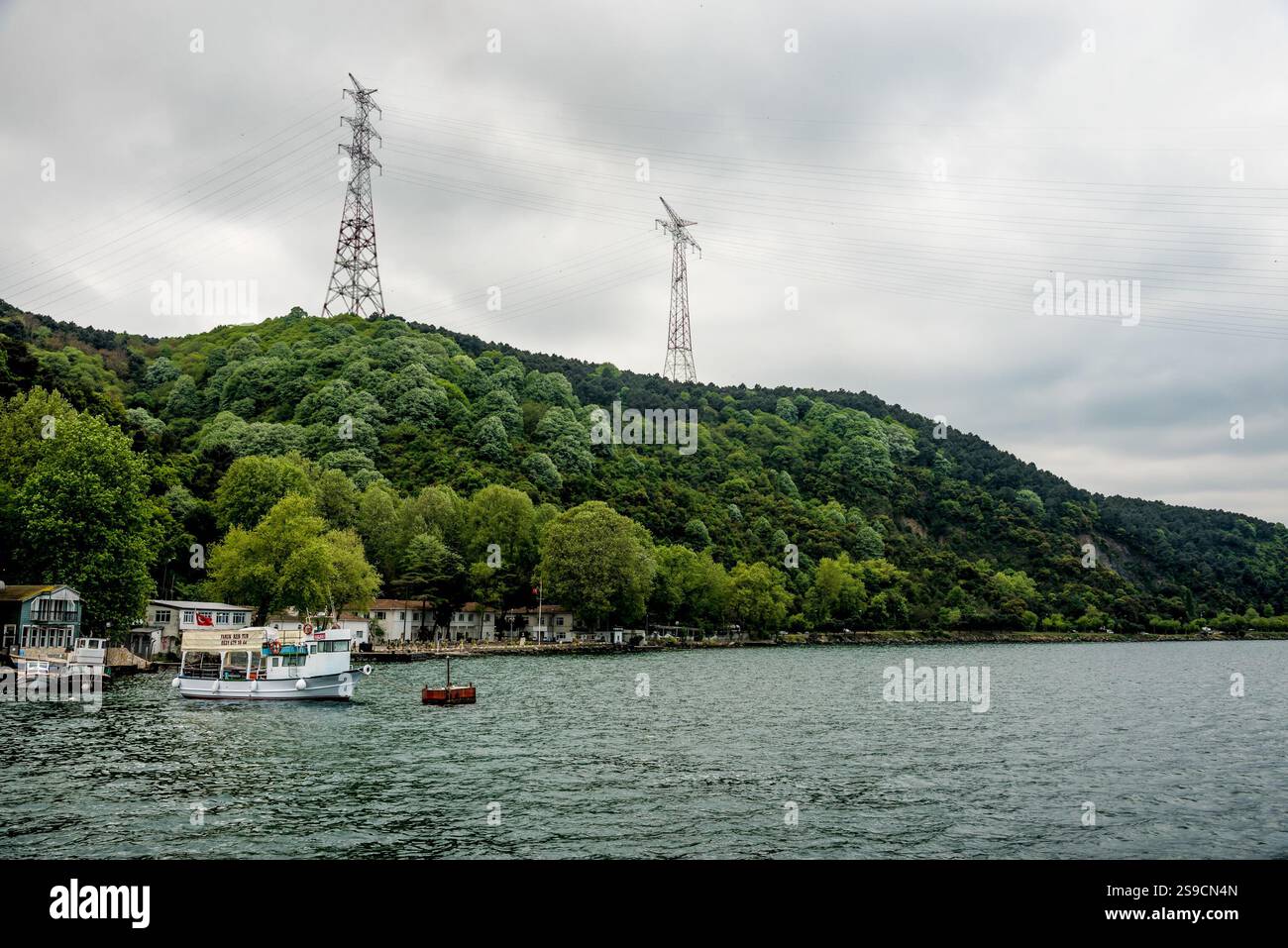 Istanbul, Turkey, May 2018, Residential town buildings, city landscape ...