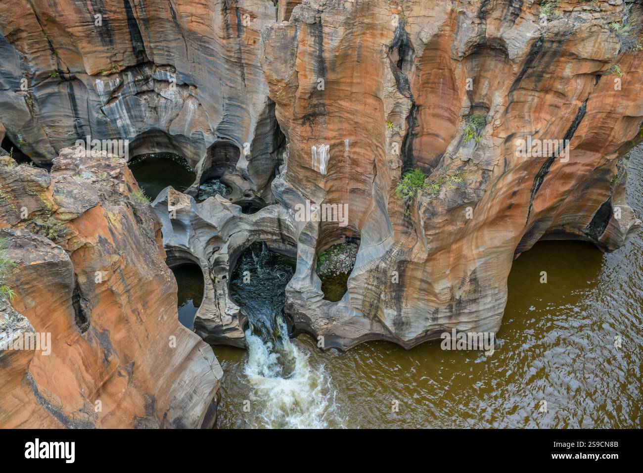 Bourke's Luck Potholes in Graskop, Mpumalanga - geological attraction ...