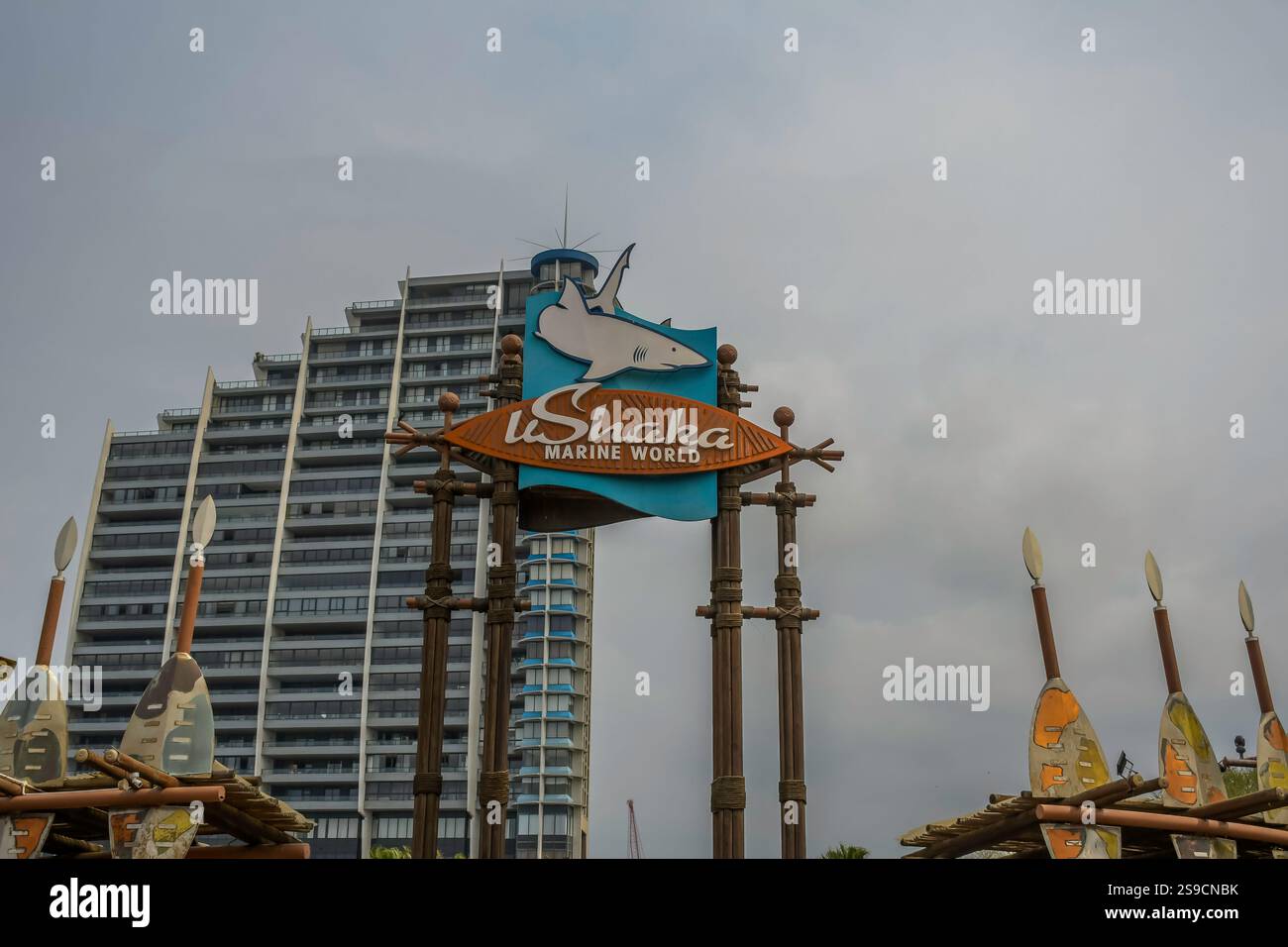 Ushaka marine world a shipwreck aquarium in Durban Stock Photo - Alamy