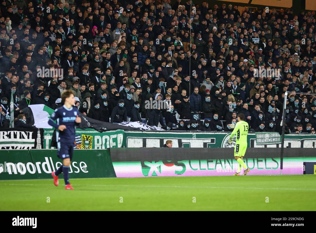 GRONINGEN , 25-01-2025 , Stadium Euroborg, season 2024 / 2025 , Dutch ...
