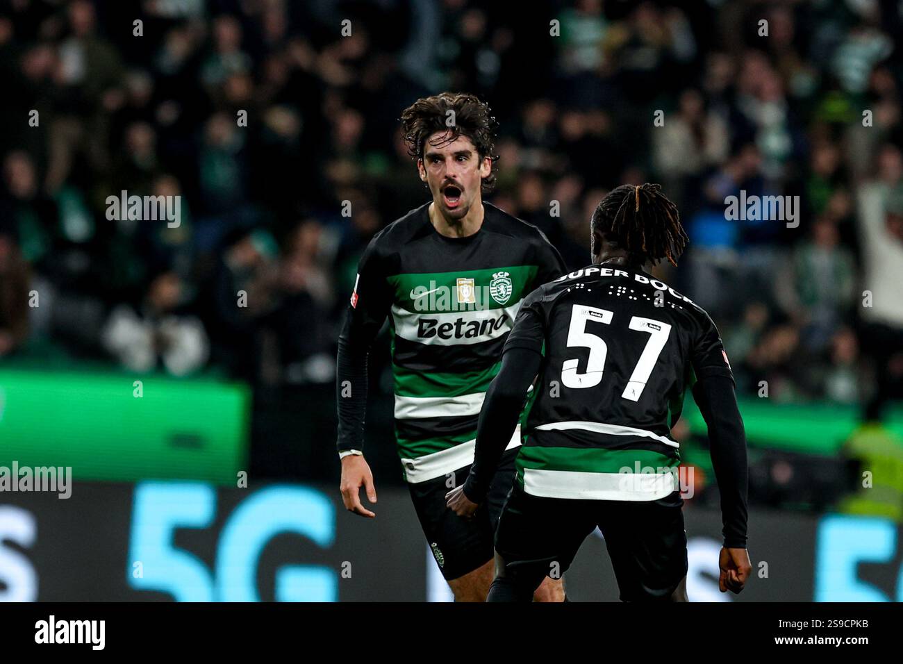 during the Liga Portugal Betclic match between Sporting CP and CD ...