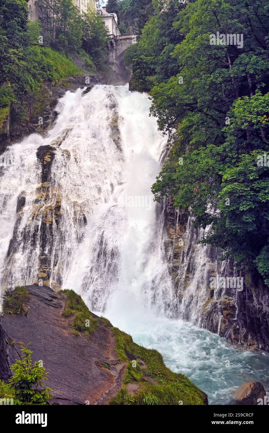 Bad Gastein waterfall Gasteiner Ache river,Salzburgerland,Austria Stock ...