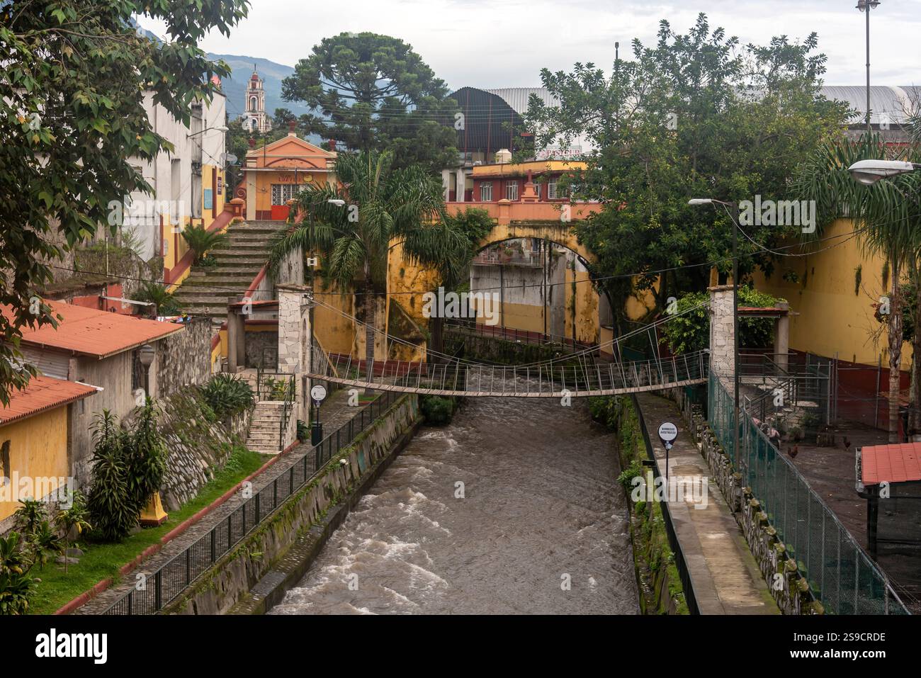 Scene at the Riverwalk. Orizaba, Veracruz, Mexico Stock Photo - Alamy