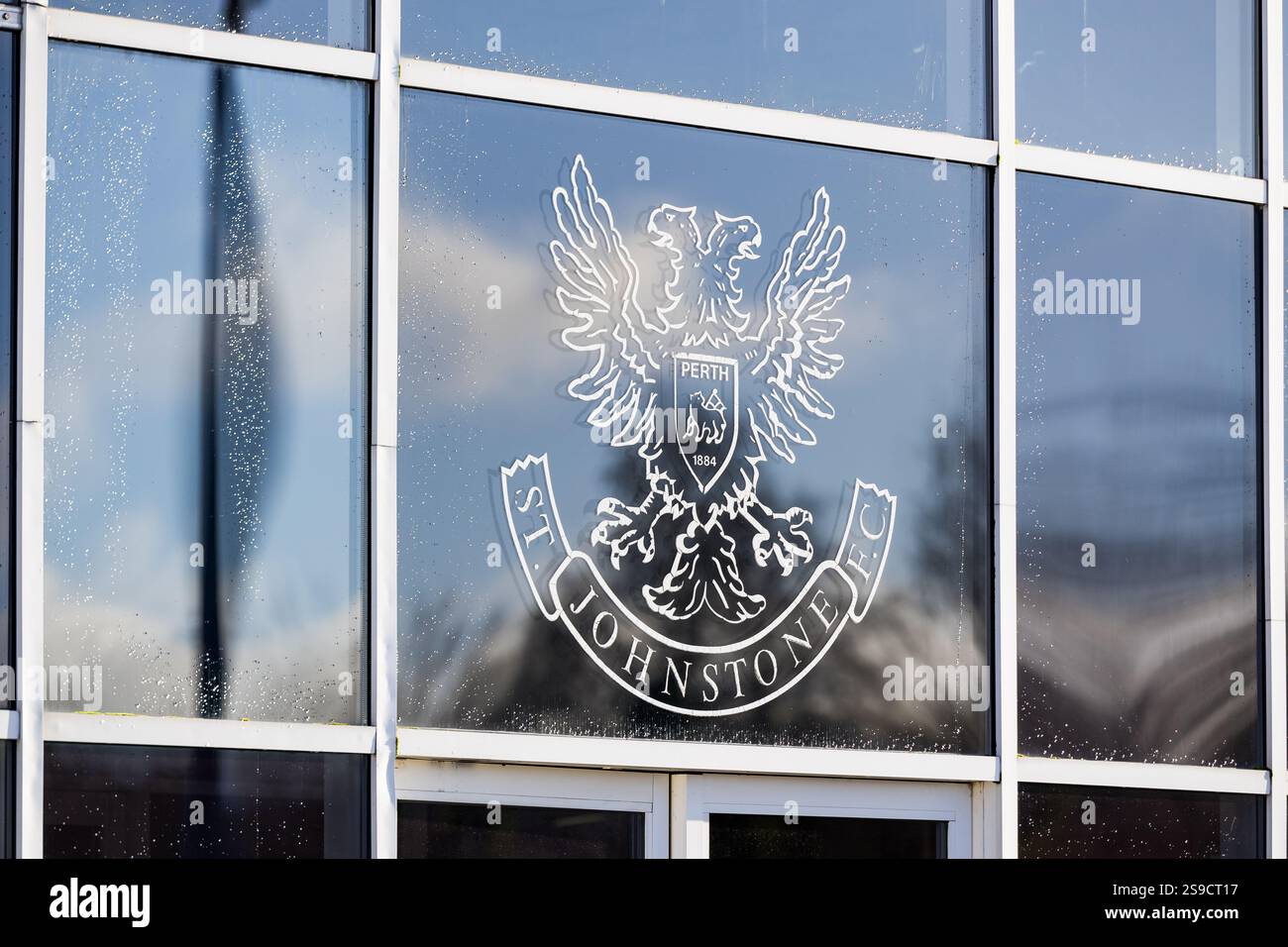 Perth, Scotland. 25 January 2025. McDiarmid Park, home of St Johnstone ...