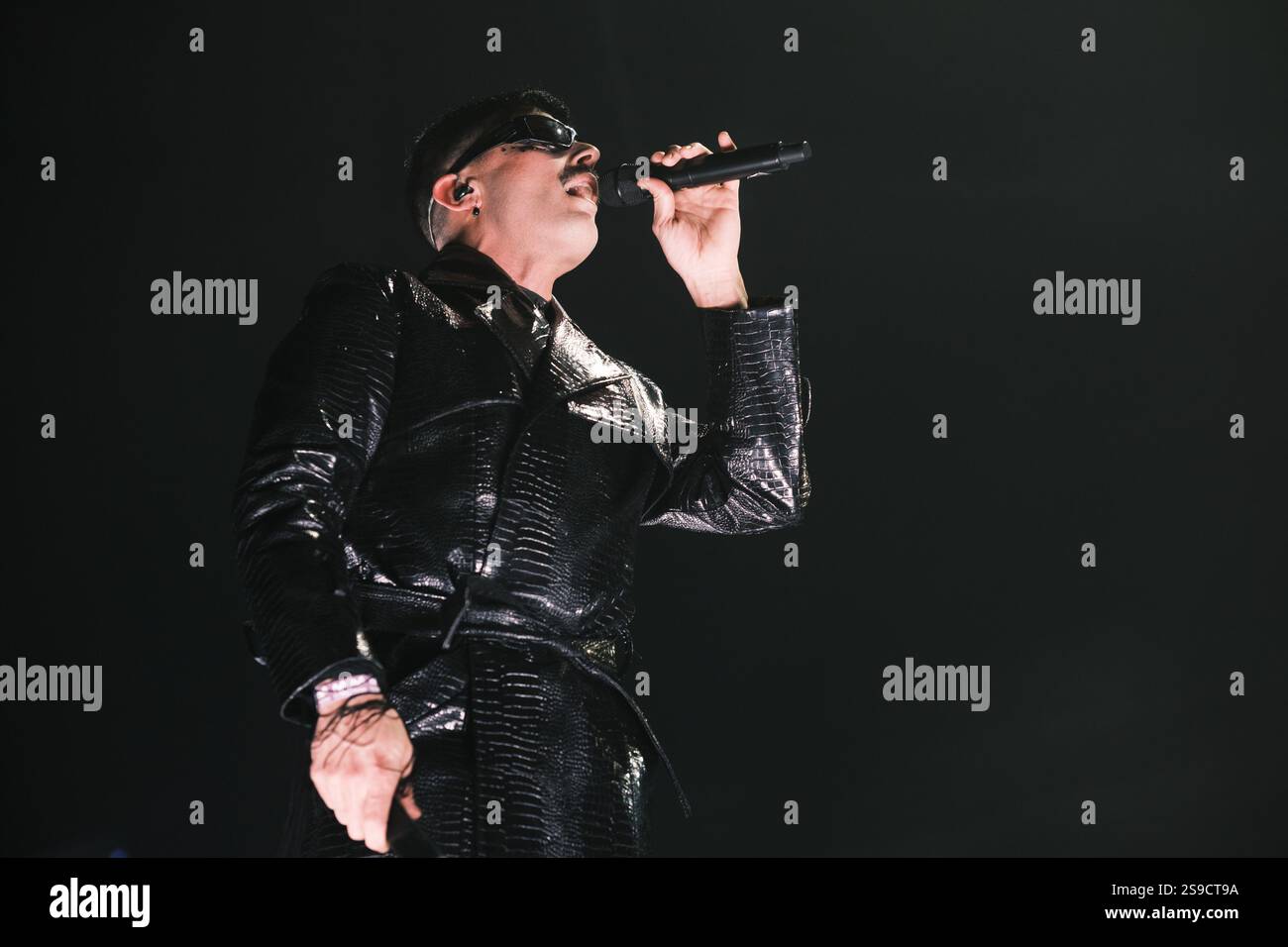 The artist Rodrigo Cuevas performs during his concert at the Movistar ...