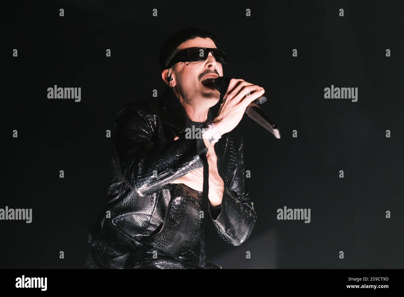 The artist Rodrigo Cuevas performs during his concert at the Movistar ...