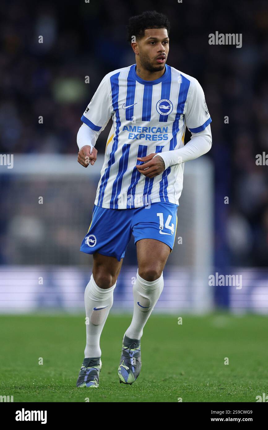 Brighton and Hove, England, 25th January 2025. Georginio Rutter of ...