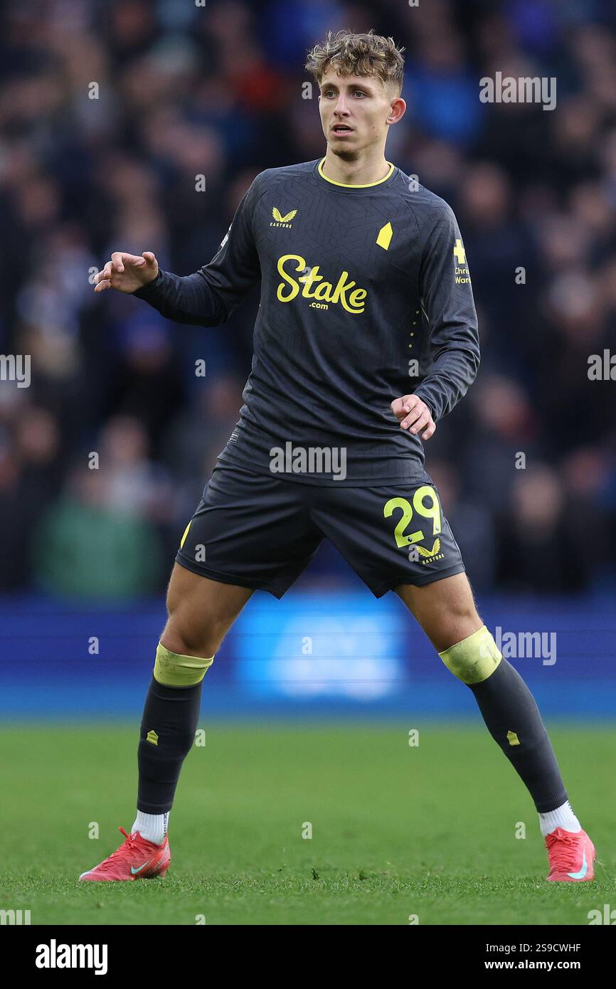Brighton and Hove, England, 25th January 2025. Jesper Lindstrom of ...