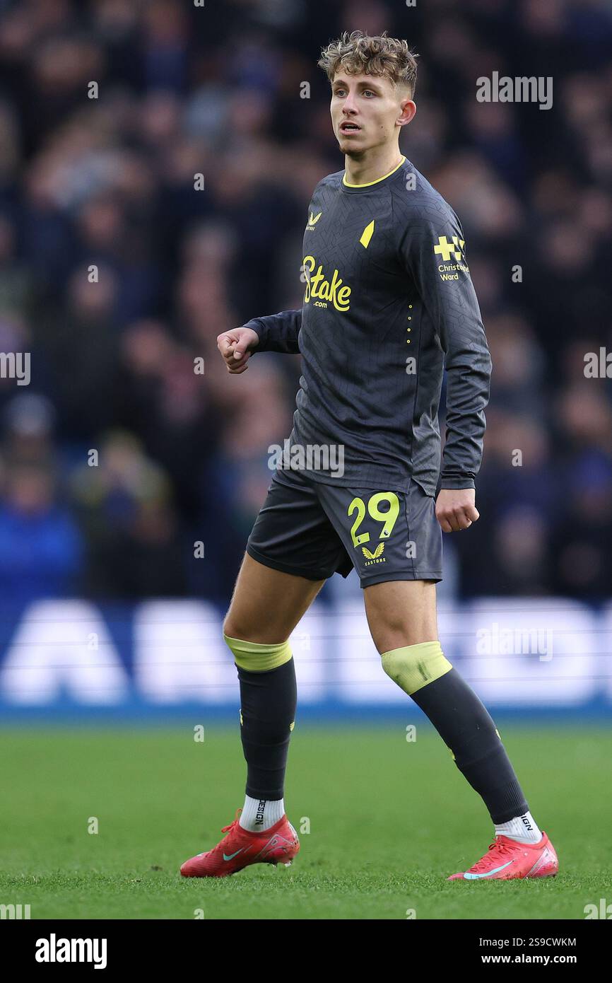 Brighton and Hove, England, 25th January 2025. Jesper Lindstrom of ...