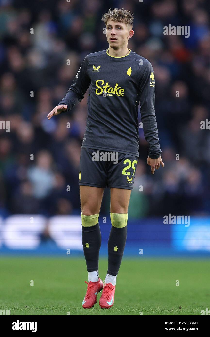Brighton and Hove, England, 25th January 2025. Jesper Lindstrom of ...