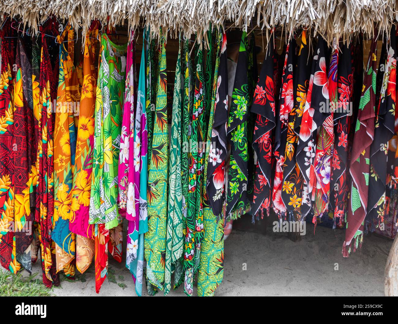 Elegant and colorful dresses, sarees and sarongs for sale at the ...