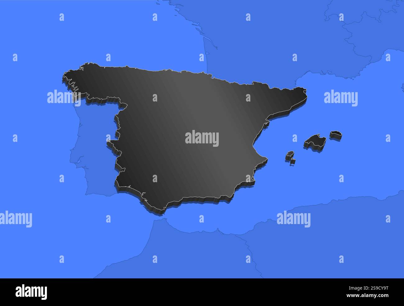 Parts of spain Stock Vector Images - Alamy
