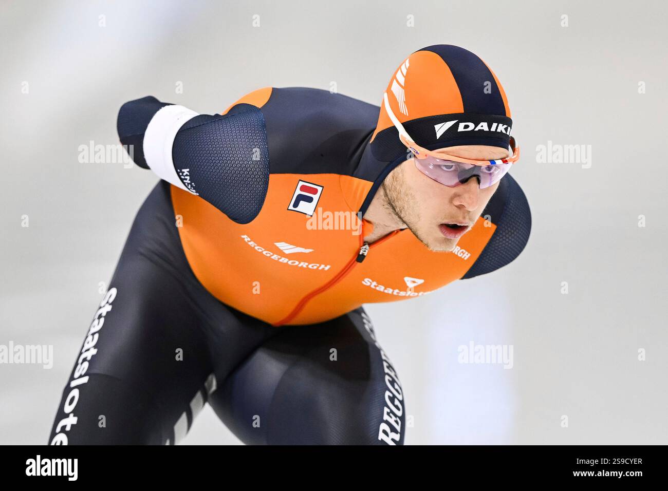 CALGARY, AB, CANADA - JANUARY 25: Marcel Bosker (NED) races during the ...
