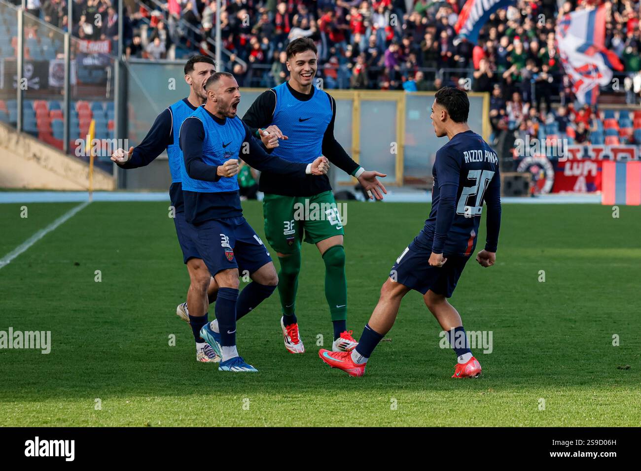 Cosenza, Italy, 25th January 2025, San Vito-Marulla Stadium: Cosenza ...