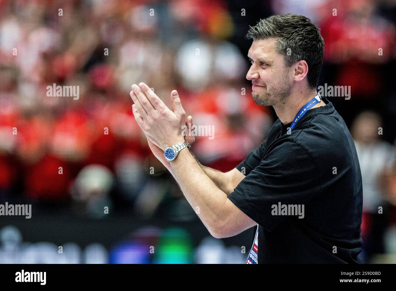 Herning, Denmark. 25th, January 2025. Niklas Landin seen at the 2025 IHF Men’s Handball World ...