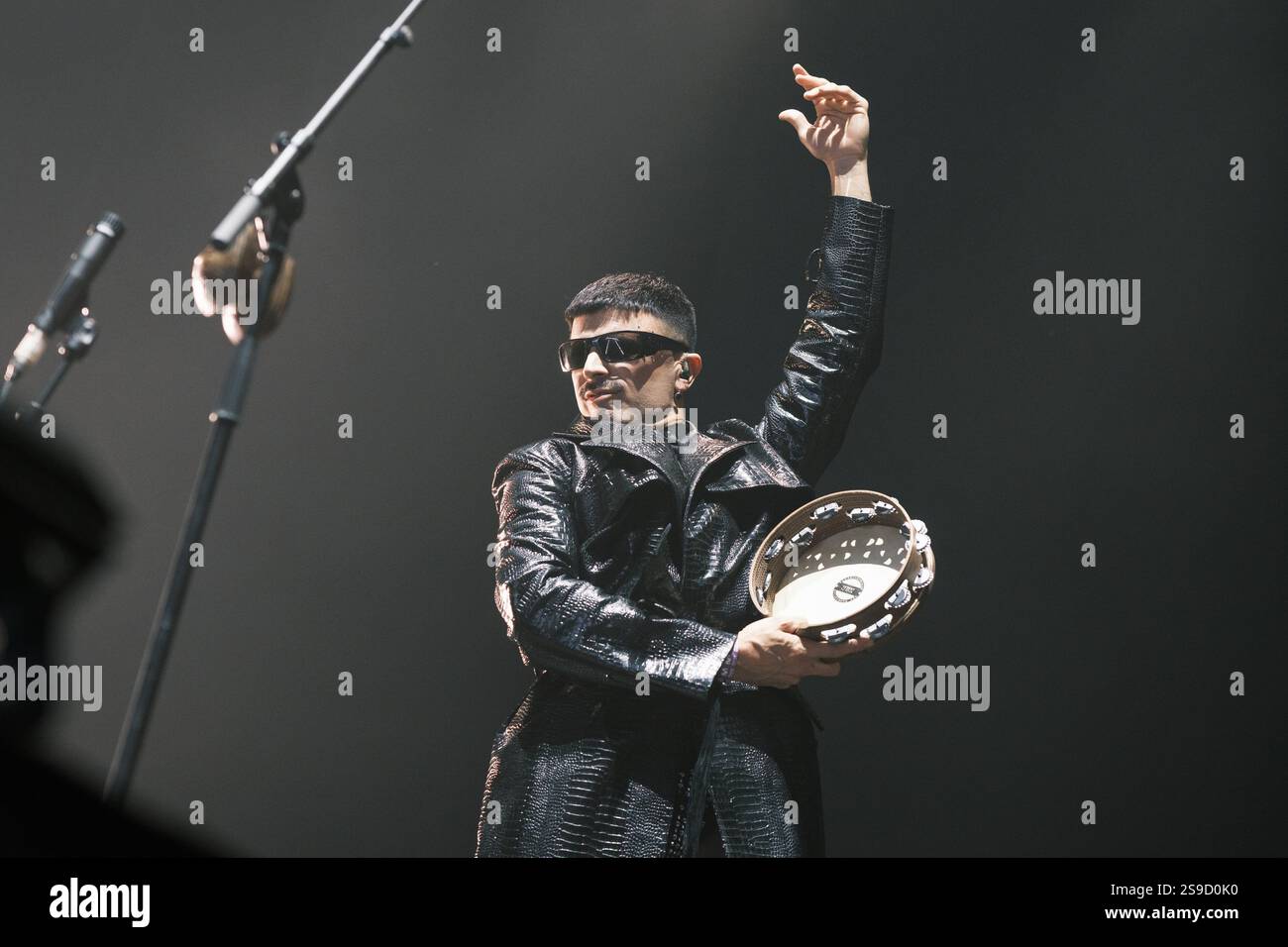 The artist Rodrigo Cuevas performs during his concert at the Movistar ...