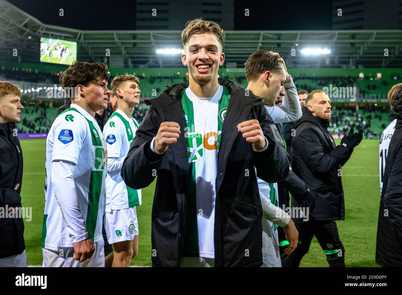 GRONINGEN , 25-01-2025 , Stadium Euroborg, season 2024 / 2025 , Dutch ...