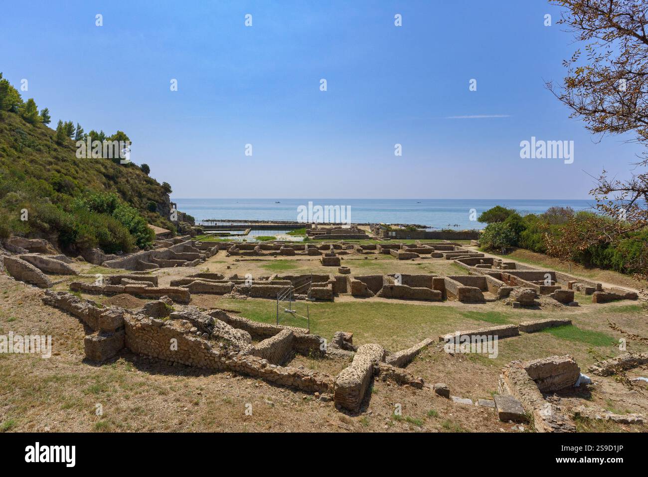 Tiberius cave (Grotto of Tiberius) and roman remains of the famous ...