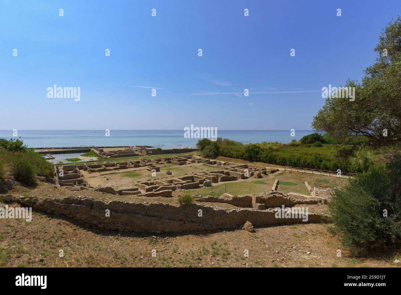 Tiberius cave (Grotto of Tiberius) and roman remains of the famous ...