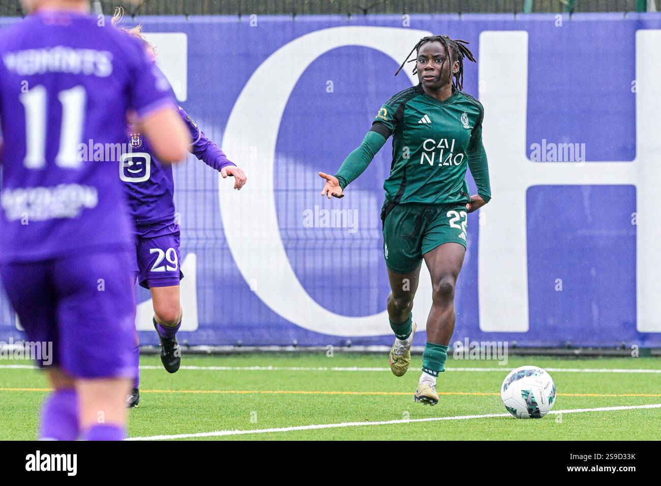 Welma Fon (22) of Standard pictured during a female soccer game between ...