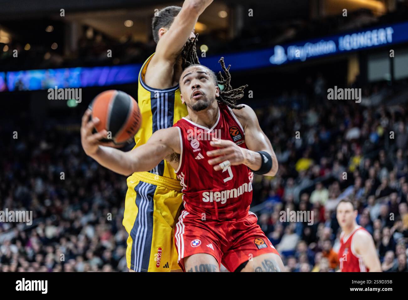 Carsen Edwards of FC Bayern Munich seen in action during Round 23 of ...
