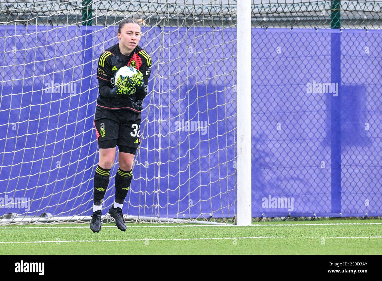 goalkeeper Lise Musique (32) of Standard pictured during a female ...