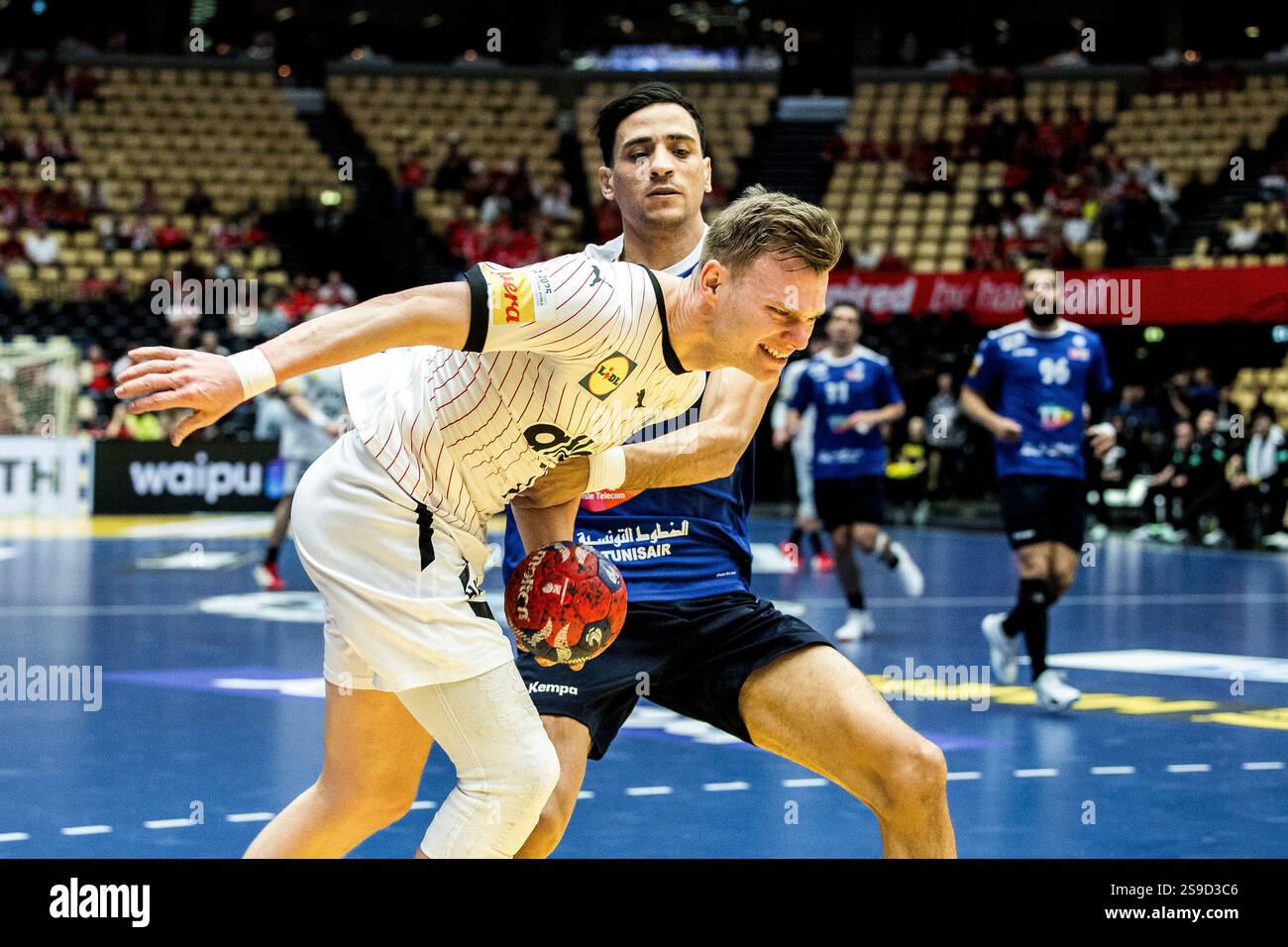 Herning, Denmark. 25th, January 2025. Timo Kastening (73) of Germany ...