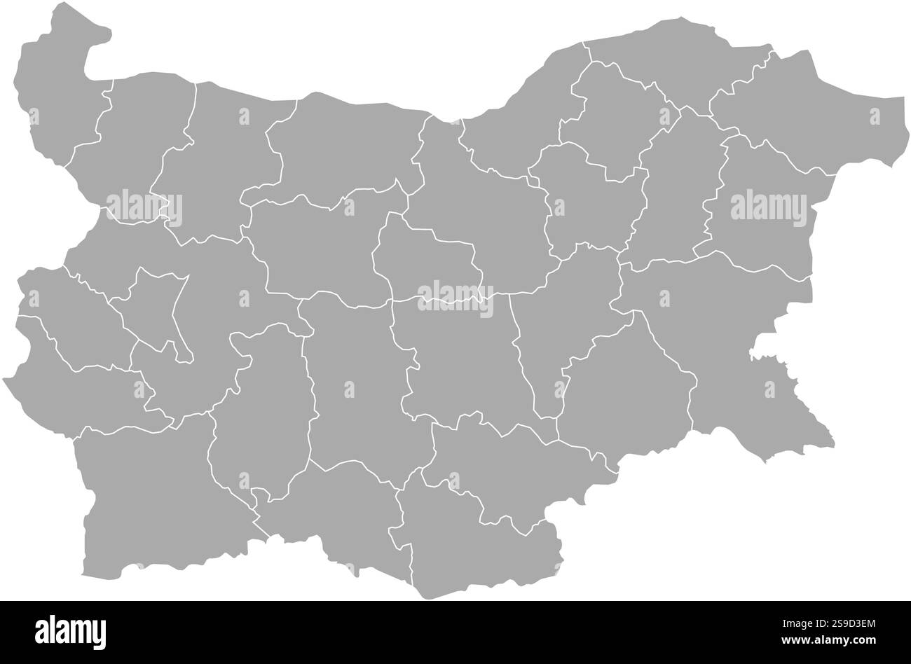 Bulgaria on 3d earth Black and White Stock Photos & Images - Alamy
