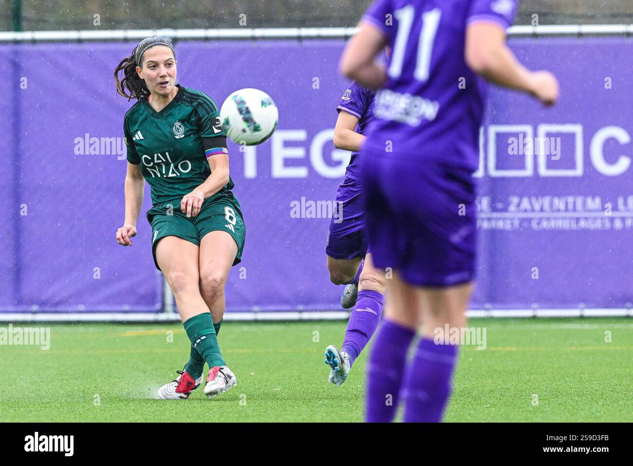 Laura Miller (6) of Standard pictured during a female soccer game ...