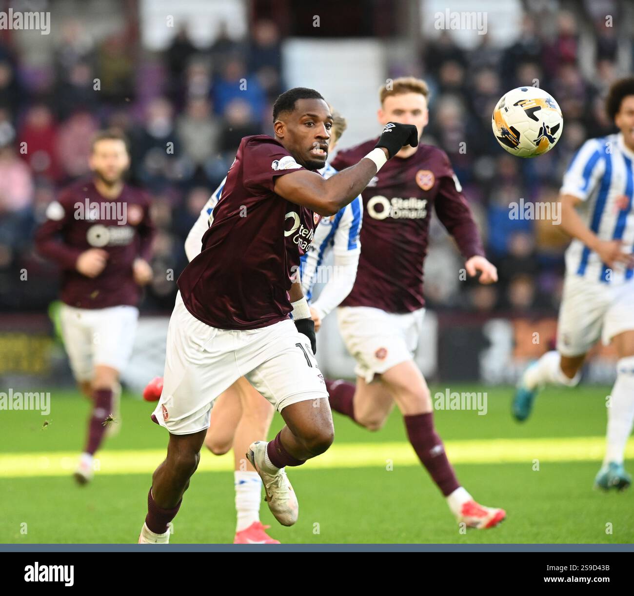 Tynecastle Park Edinburgh.Scotland.UK 25th Jan 25 William Hill ...
