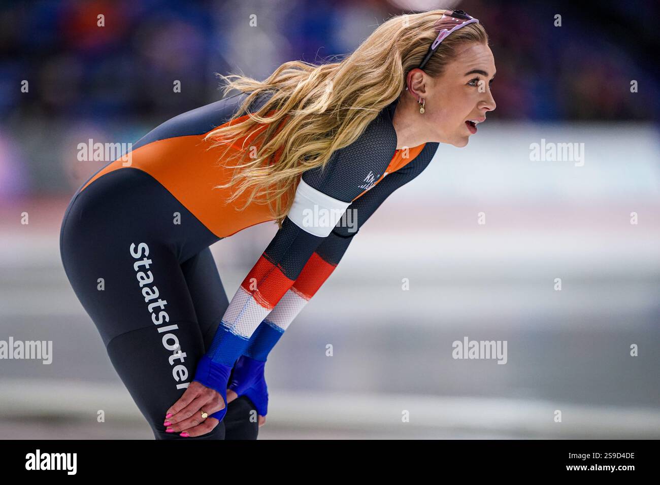 CALGARY, CANADA - JANUARY 25: Joy Beune of Netherlands competing during ...