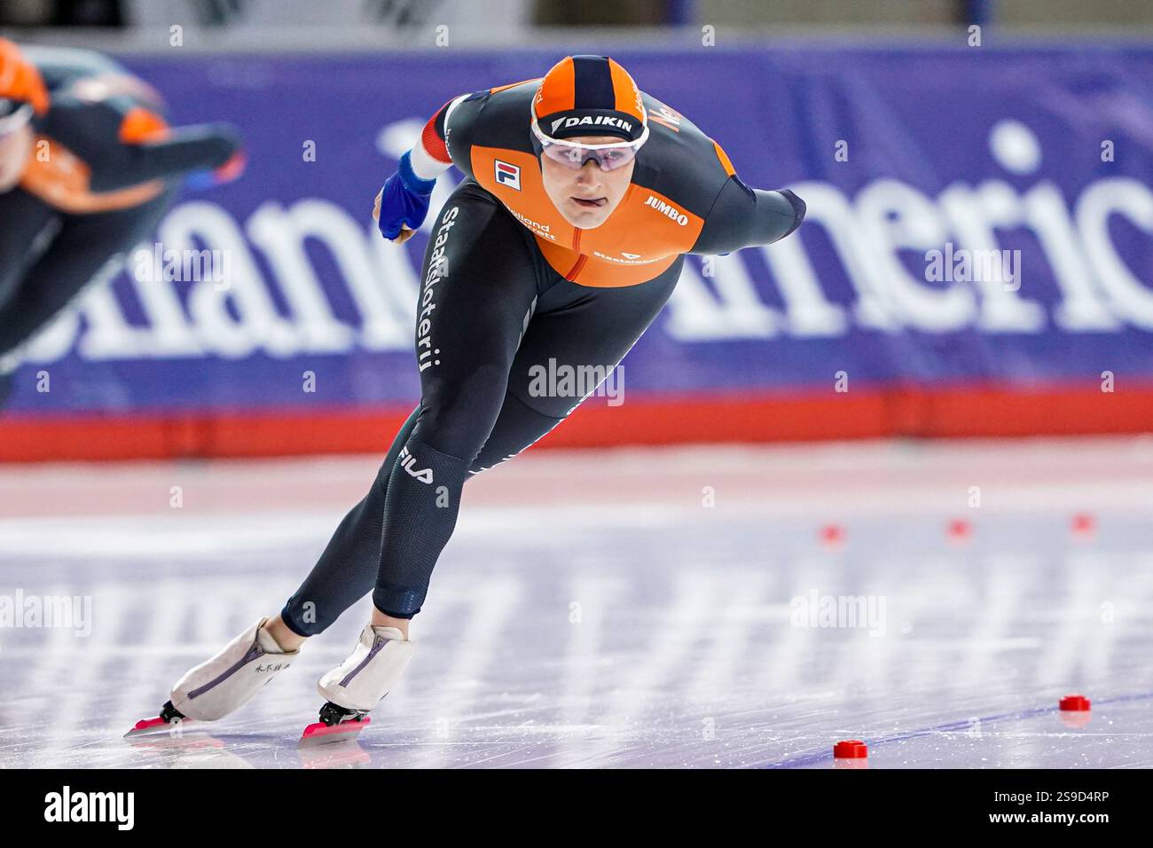 CALGARY, CANADA - JANUARY 25: Angel Daleman of Netherlands competing ...