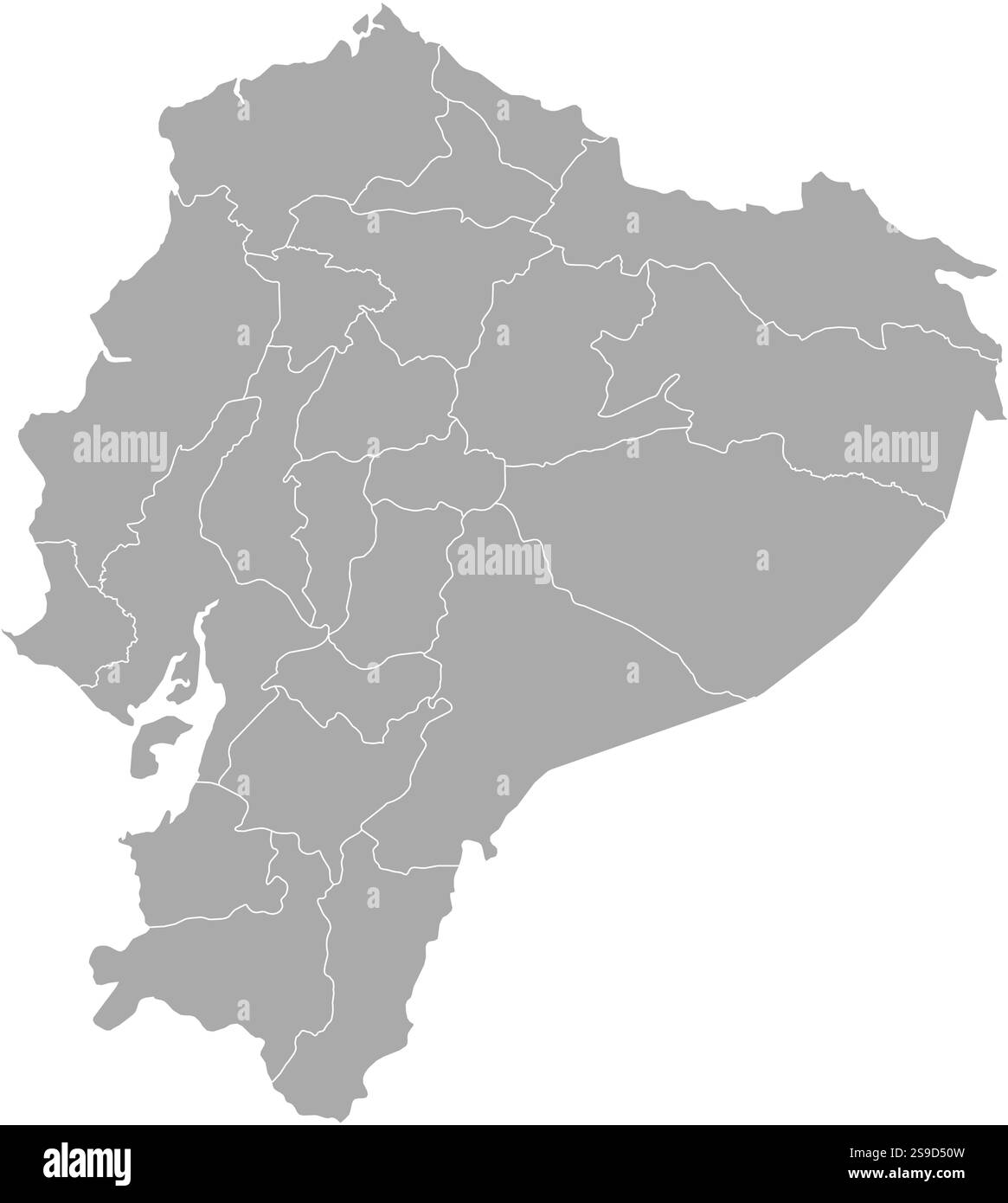 Political map republic ecuador hi-res stock photography and images - Alamy