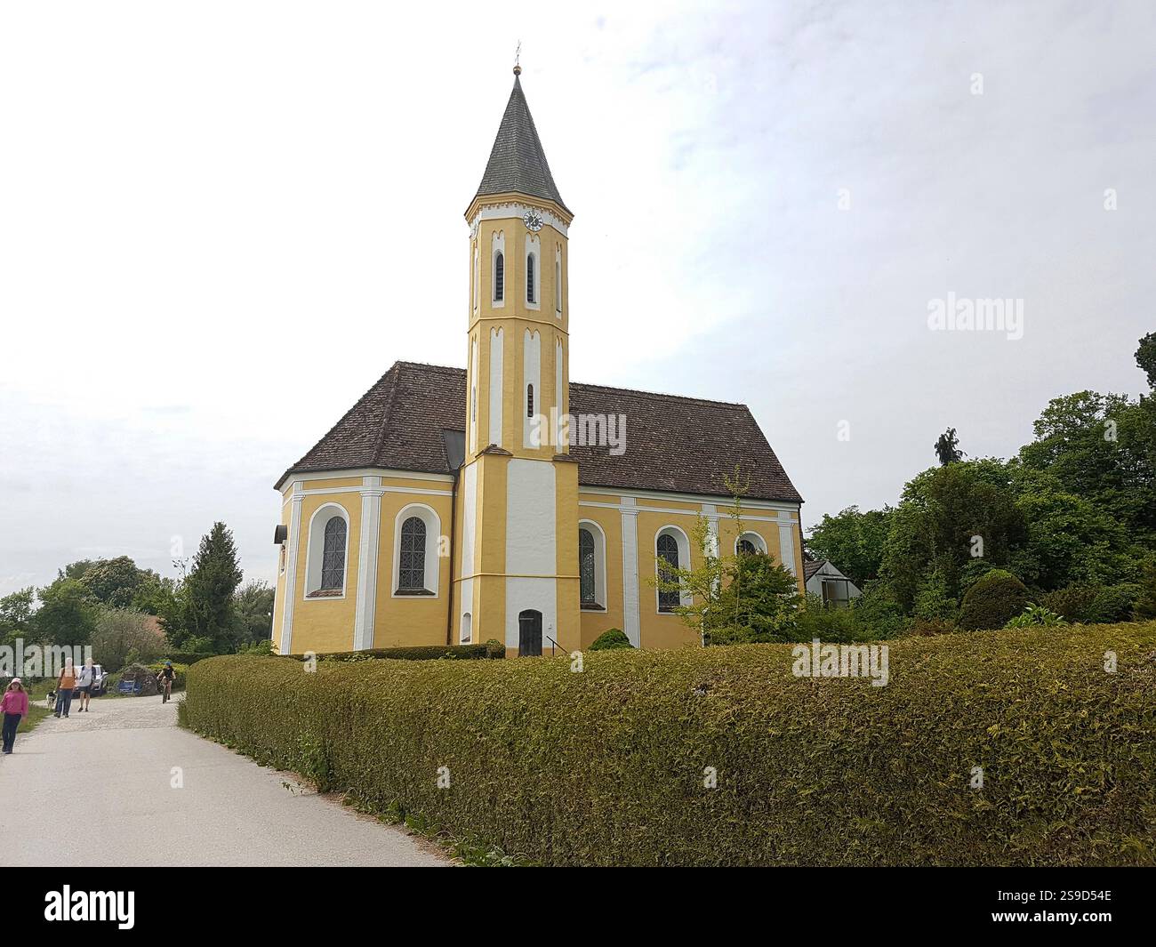 Church at the Munich Way of St. James, Bavaria, Germany in summertime ...
