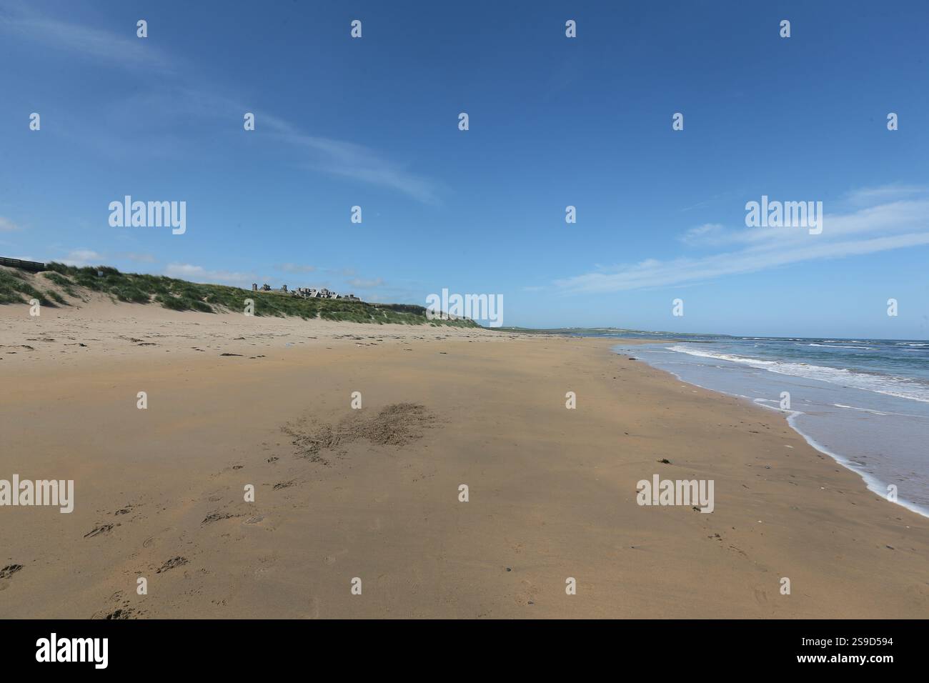 County Clare, Ireland - 20th June 2022 - the sand along Doughmore beach ...