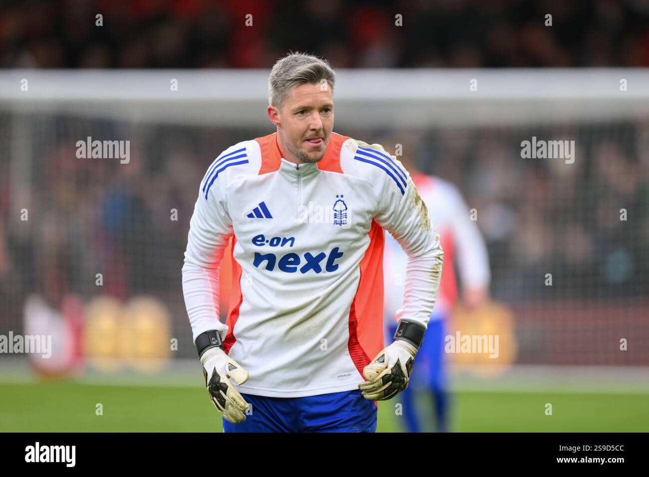 Wayne Hennessey, Nottingham Forest goalkeeper during the Premier League ...