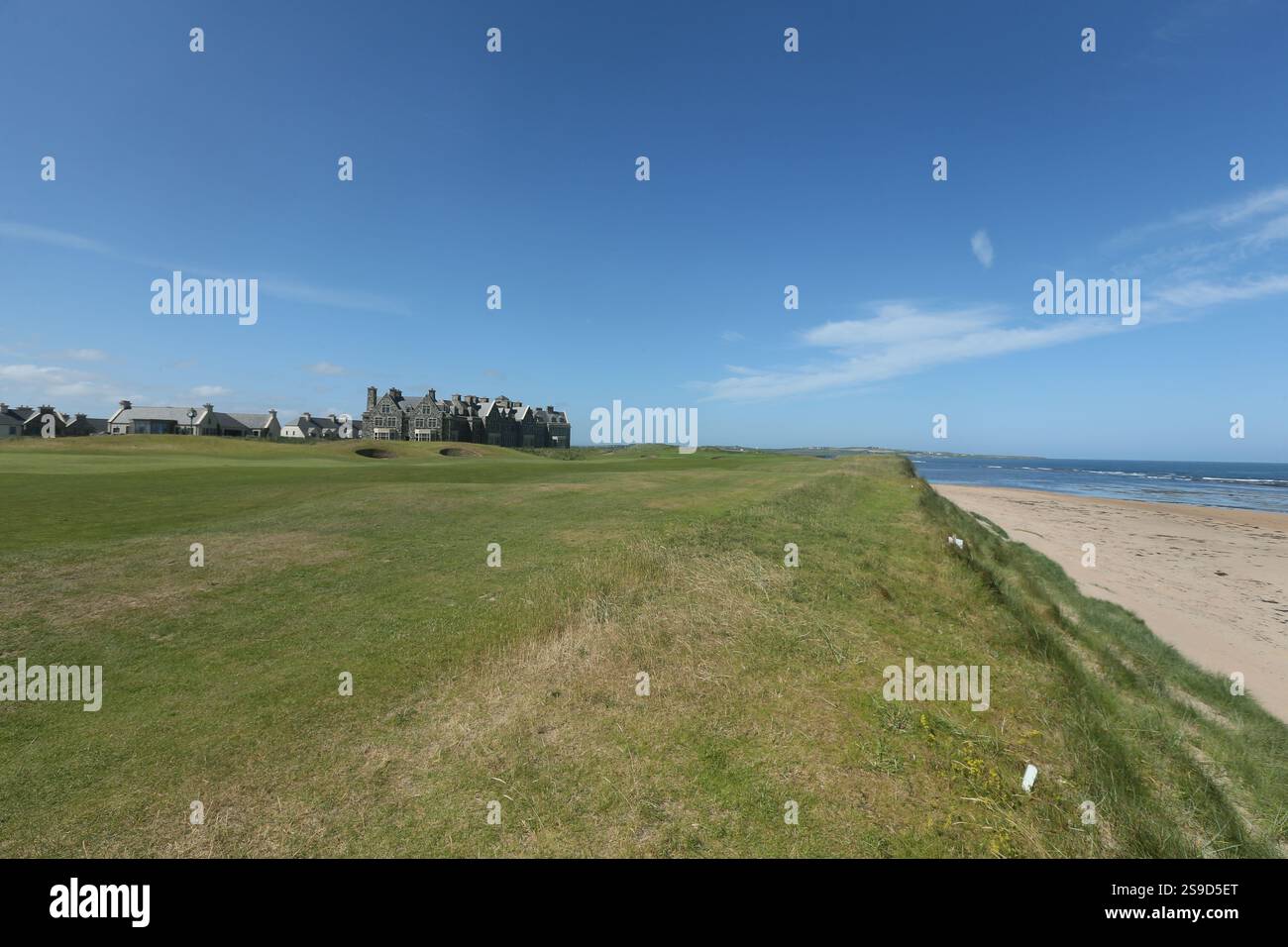 County Clare, Ireland - 20th June 2022 - the golf course and the Trump ...