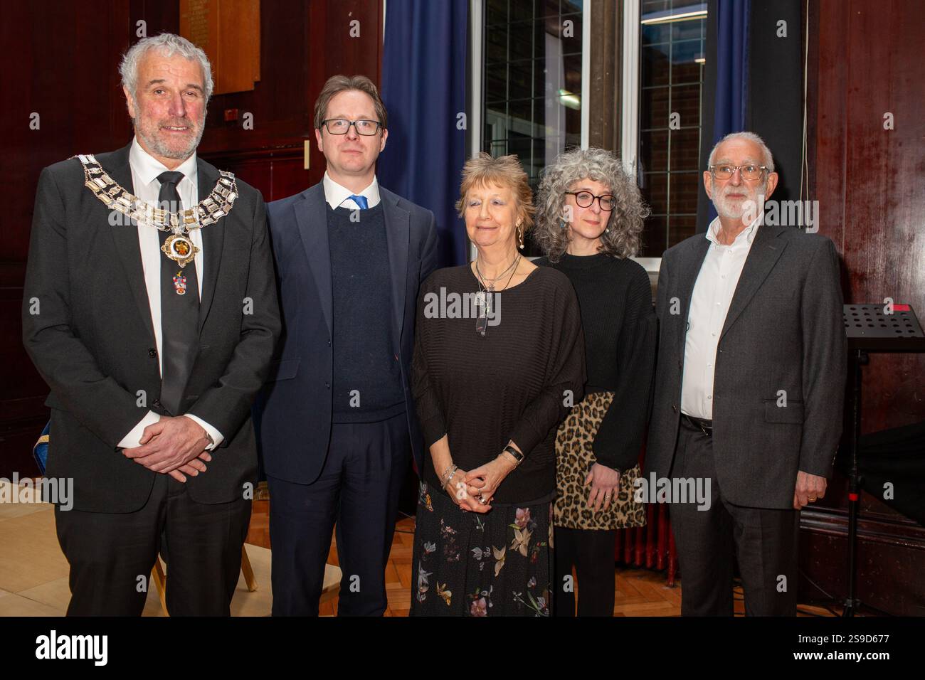 Brentwood, UK. 25th Jan, 2025. Brentwood Essex 25th Jan 2025 Holocaust ...