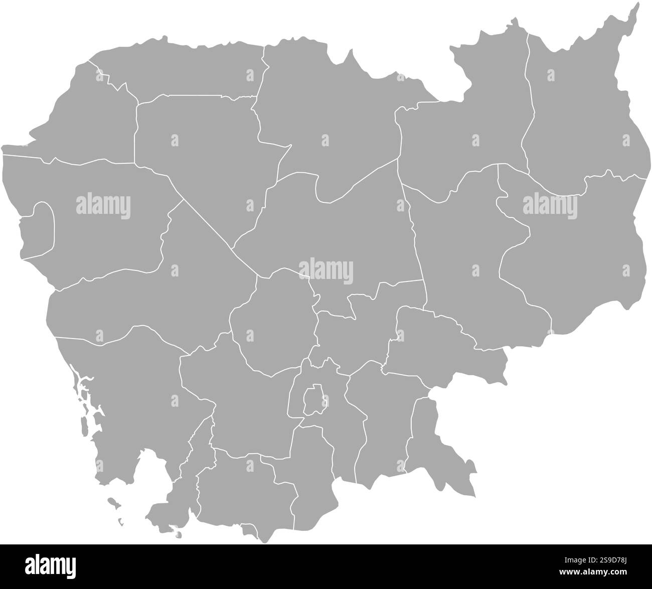 Cambodia country symbol Black and White Stock Photos & Images - Alamy