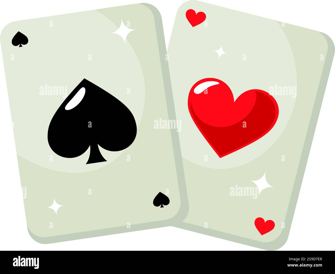 Classic playing cards Stock Vector Images - Alamy