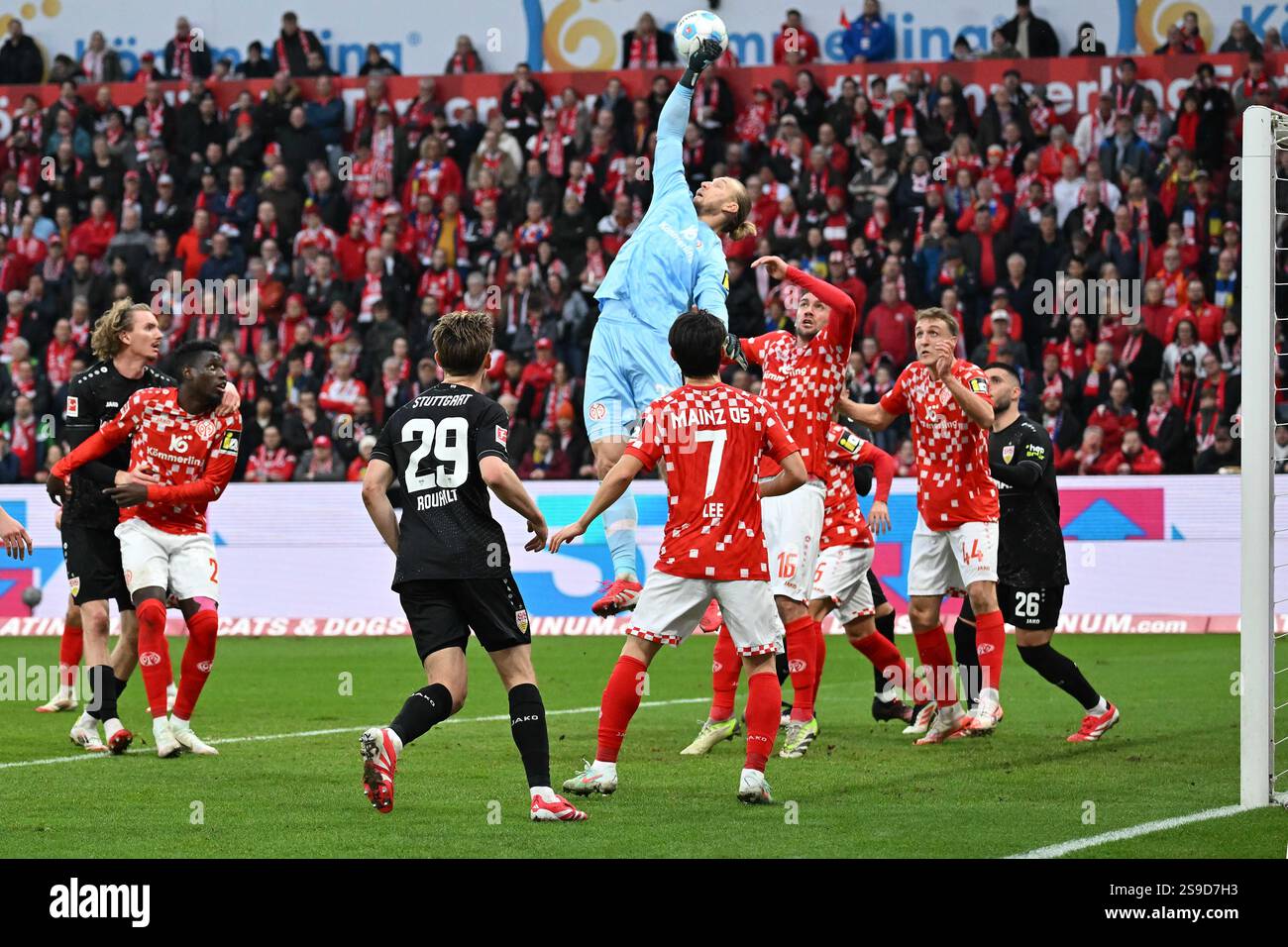 Fussball 1. Bundesliga 19. Spieltag 1. FSV Mainz 05 - VfB Stuttgart am ...