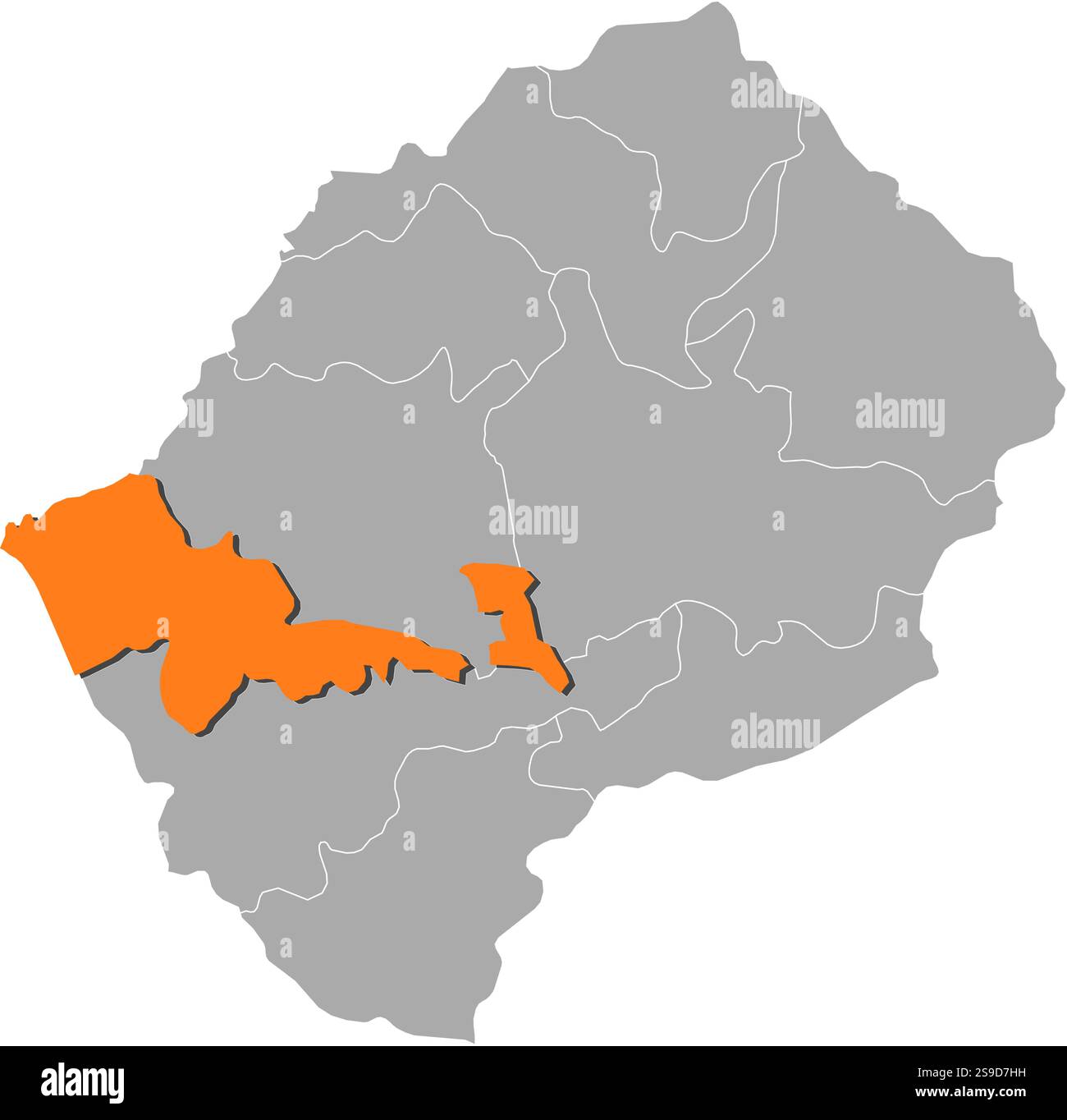 Mafeteng district districts lesotho hi-res stock photography and images ...