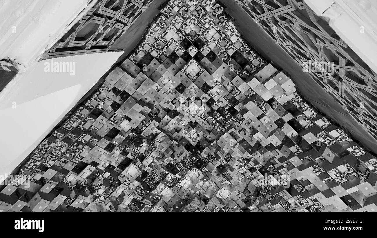 Granada mosque Black and White Stock Photos & Images - Alamy