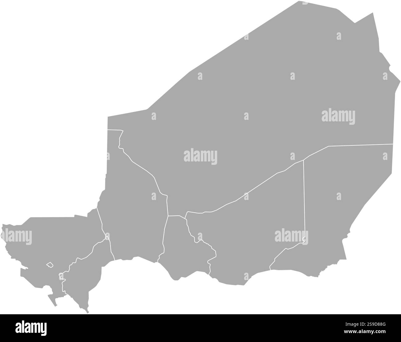 Abstract niger map Black and White Stock Photos & Images - Alamy