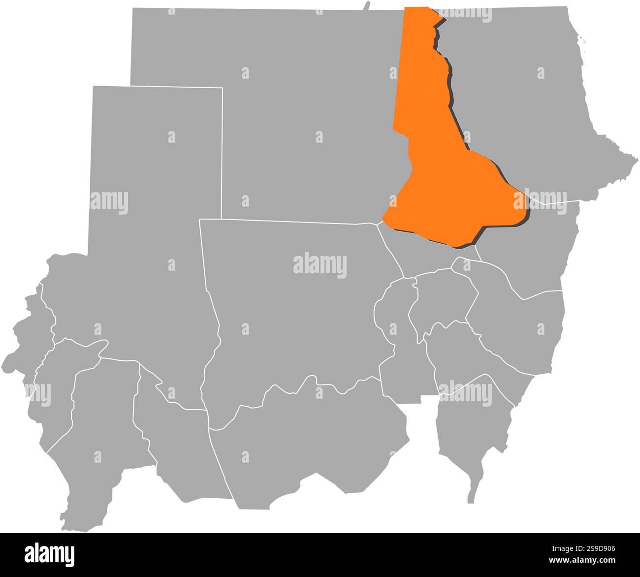 Nile river maps cartography geography nile river hi-res stock ...