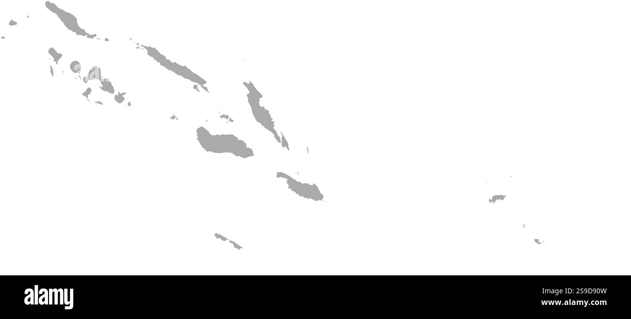 Map of Solomon Islands with the provinces Stock Vector Image & Art - Alamy