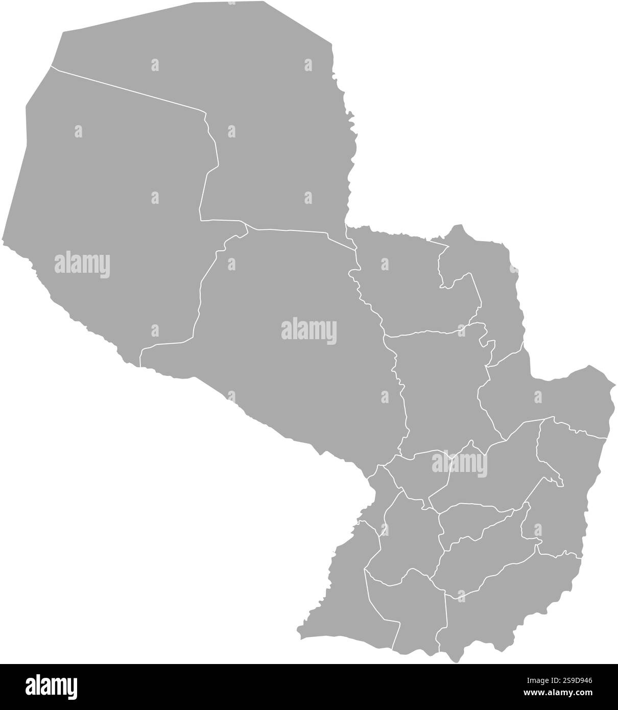 Map paraguay on 3d Black and White Stock Photos & Images - Alamy