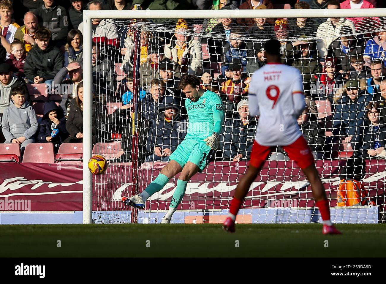 The University of Bradford Stadium, Bradford, England - 25th January ...