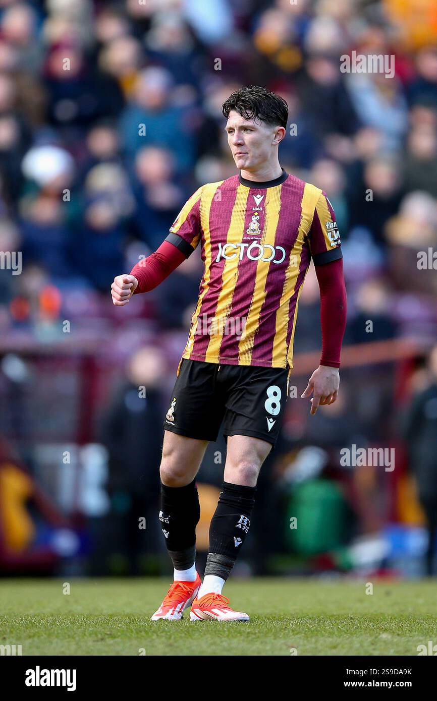 The University of Bradford Stadium, Bradford, England - 25th January ...